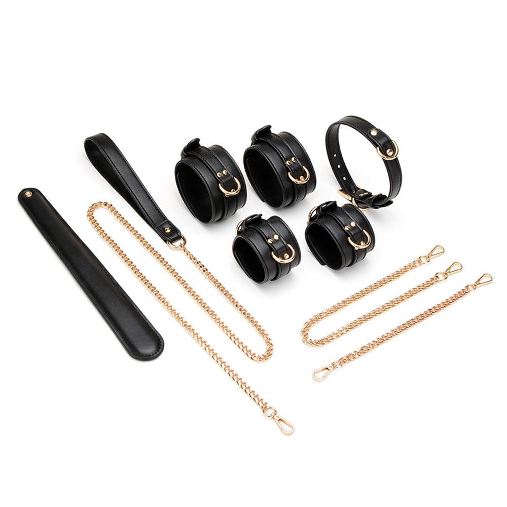 Power Play BDSM Vegan Leather Set OZGAGA Power Play BDSM Vegan Leather Set OZGAGA