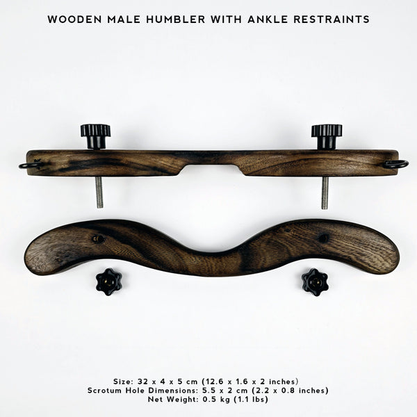 Wooden Male Humbler CBT Humiliation Tool - OZGAGA