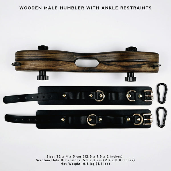 Wooden Male Humbler CBT Humiliation Tool - OZGAGA