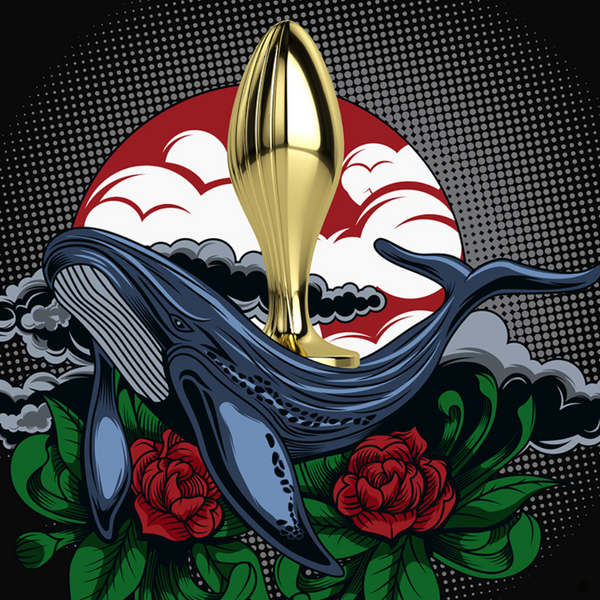 Fox Tail Golden Whale Anal Plug Ozgaga